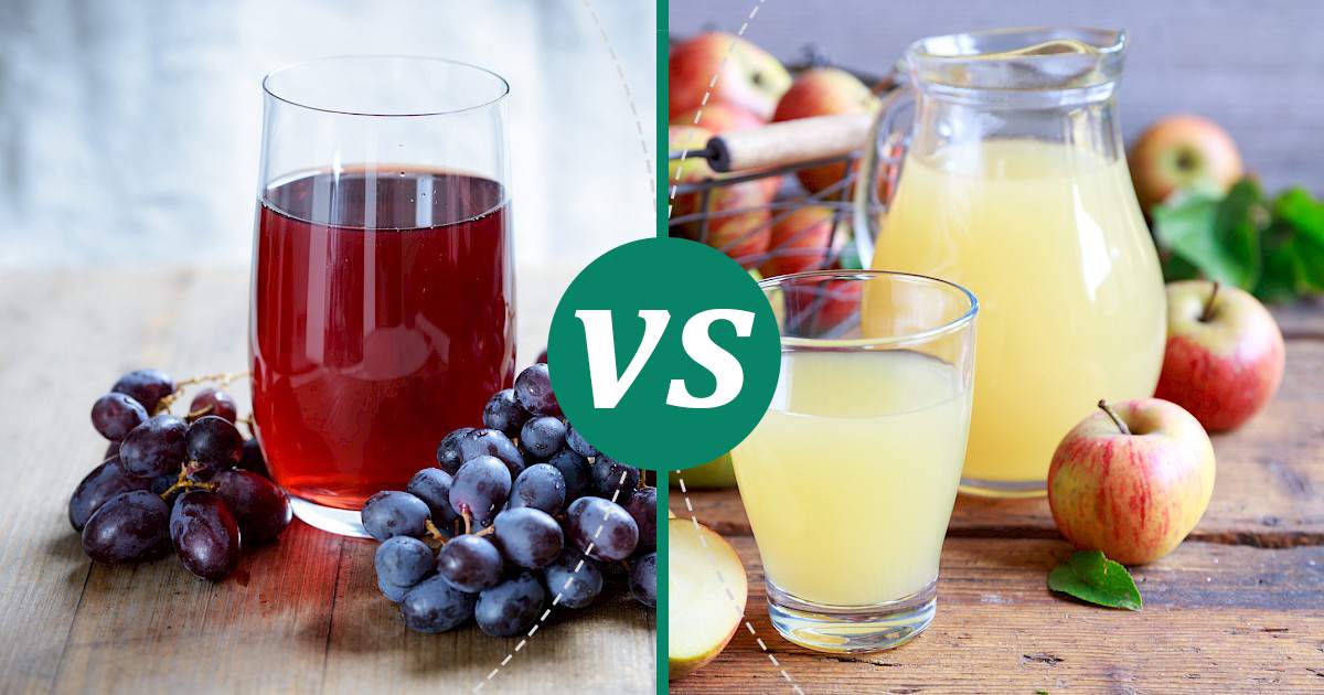 Apple Juice vs Grape Juice: Calories & Nutrition Showdown