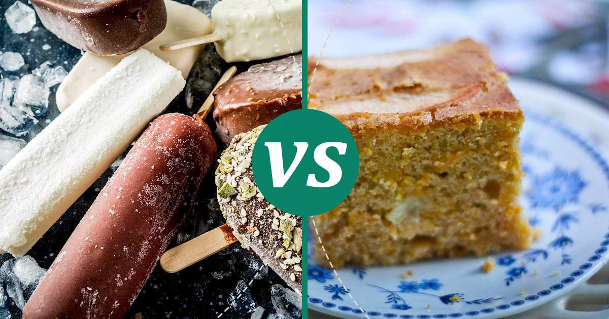 Carrot Cake vs Ice Cream: Nutrition & Calories Compare