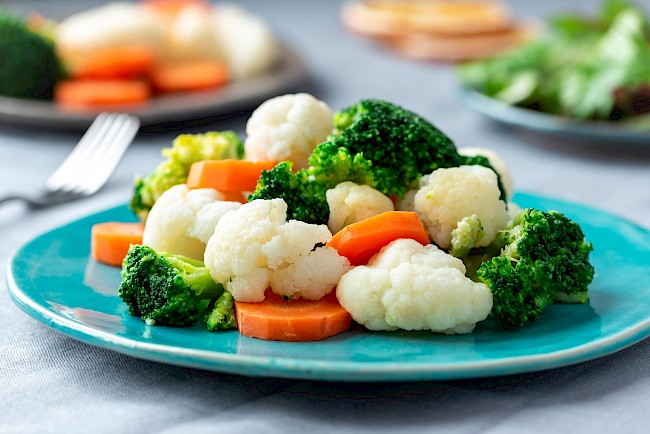 Boiled Vegetables Calories and Nutrition (100g)