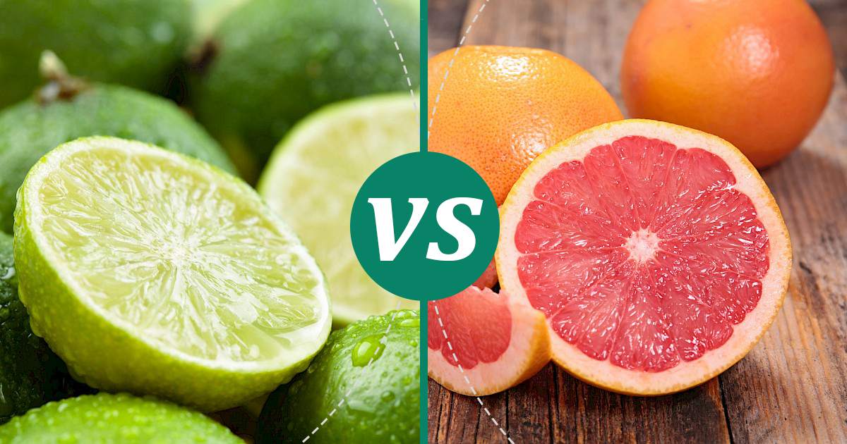 Grapefruit vs Lime: Nutrition & Calories Compare