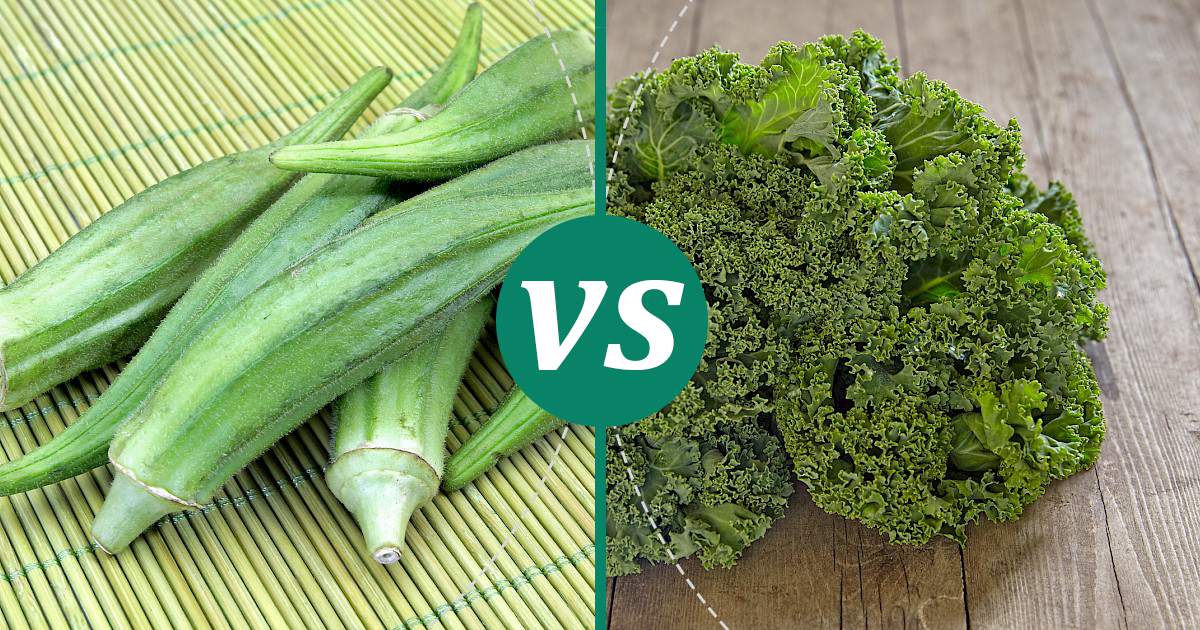 Kale vs Okra: Calories & Nutrition Showdown